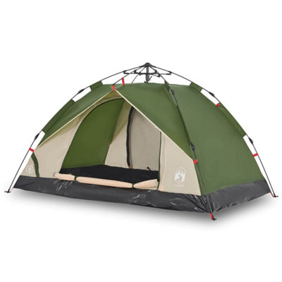 Lightweight and Portable Camping Tent Dome 2-Person Green Quick Release