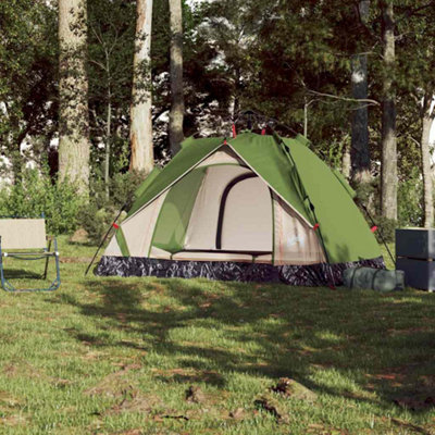 Lightweight and Portable Camping Tent Dome 2-Person Green Quick Release