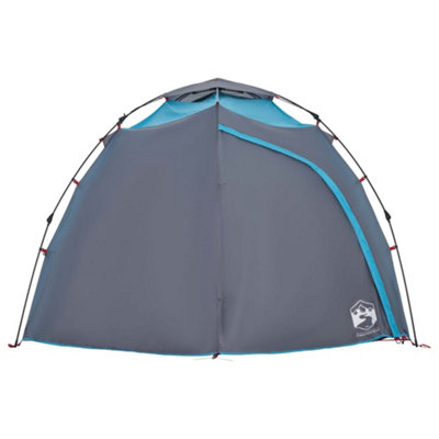 Lightweight and Portable Camping Tent Dome 4-Person Blue Quick Release