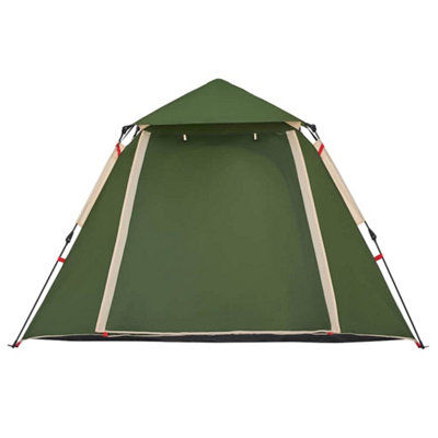 Lightweight and Portable Camping Tent Dome 4-Person Green Quick Release