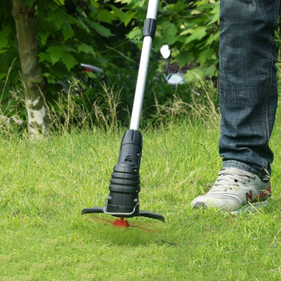 Lightweight Cordless Rechargeable Grass & Weed Trimmer with Telescopic ...