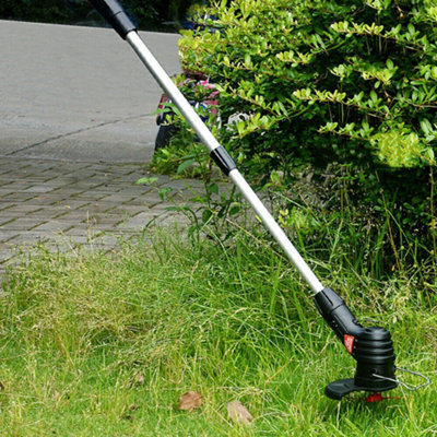 Lightweight Cordless Rechargeable Grass & Weed Trimmer with Telescopic ...