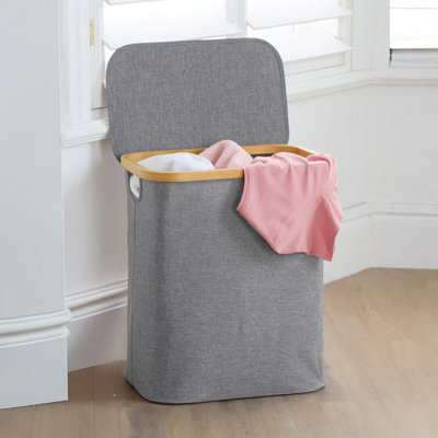 Lightweight Laundry Hamper 40L with Collapsible Design