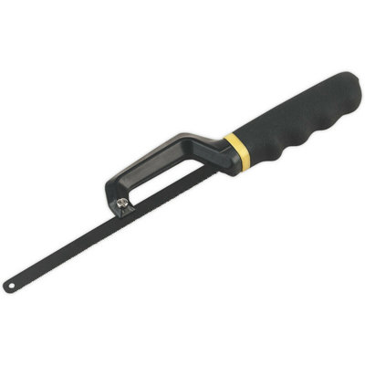 Lightweight Mini Hacksaw with Bi-Metal Blade and Comfort Foam Handle ...