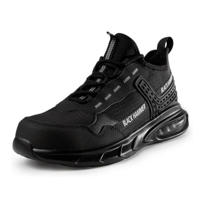 Lightweight Safety Trainers for Men - Air Bubble Comfort Non-Slip Work ...