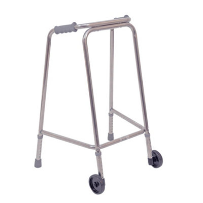 Lightweight Ultra Narrow Walking Frame with Wheels - 490mm Width ...