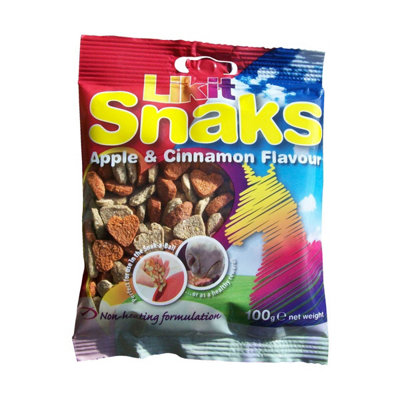 Likit Snaks Horse Treats (Multipack) Apple and Cinnamon (20 x 100g)