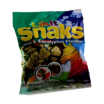 Likit Snaks Horse Treats (Multipack) Mint and Eucalyptus (20 x 100g)