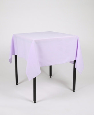 Lilac Square Tablecloth 91cm x 91cm (36" x 36") | DIY at B&Q