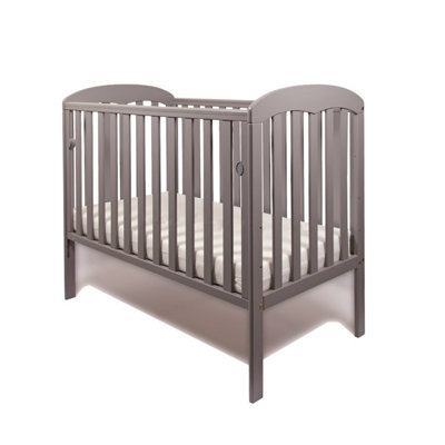 Lilibet Cot Grey with Drop Side and Mattress