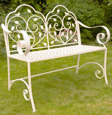Lille 2 Seater Bench - L106 x W54 x H92 cm | DIY at B&Q
