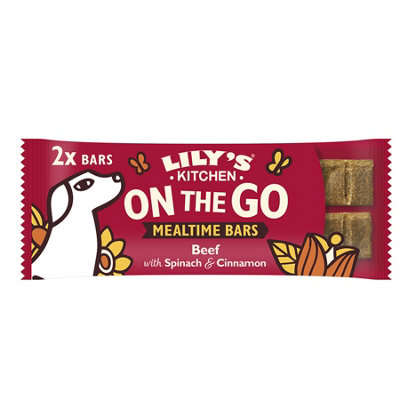 Lily's Kitchen On The Go Bar For Dogs Beef 40g (Pack of 16)