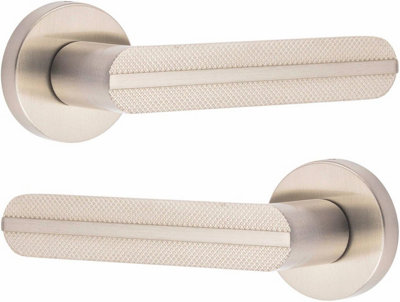Lima Satin Nickel Euro 70mm Thumbturn to Key Barrel Lock Internal Door ...