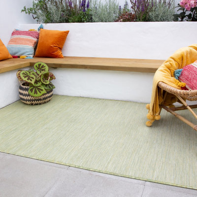 Lime Green Soft Plastic Value Indoor Outdoor Weatherproof Washable Area ...