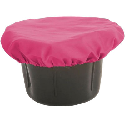 Lincoln Evening Horse Feed Bucket Cover Pink (One Size)