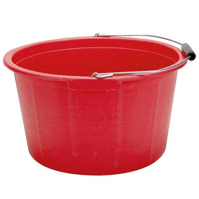 Lincoln Feed Bucket Red (15 litre)