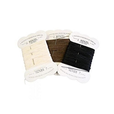 Lincoln Plaiting Thread (Pack of 12) Black (One Size) | DIY at B&Q
