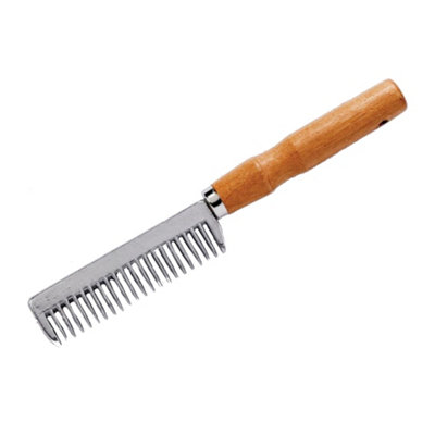 Lincoln Tail Comb With Wooden Handle May Vary (One Size) | DIY at B&Q