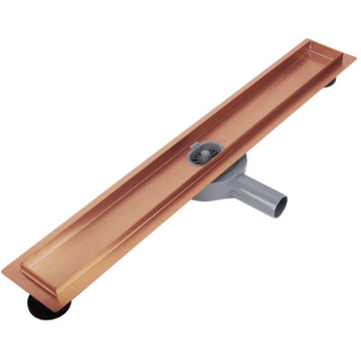 LINEAR DRAINAGE REA NEOX PRO 640 BRUSH COPPER, STAINLESS STEEL