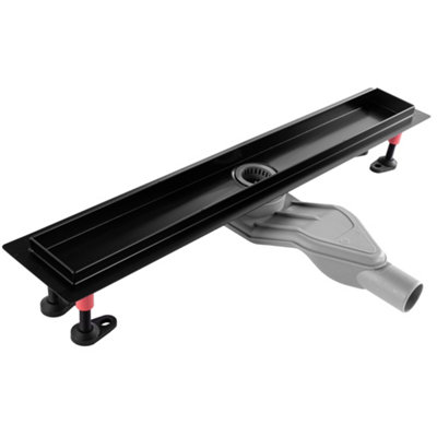 LINEAR DRAINAGE REA NEOX SUPERFLOW 600 BLACK, STAINLESS STEEL