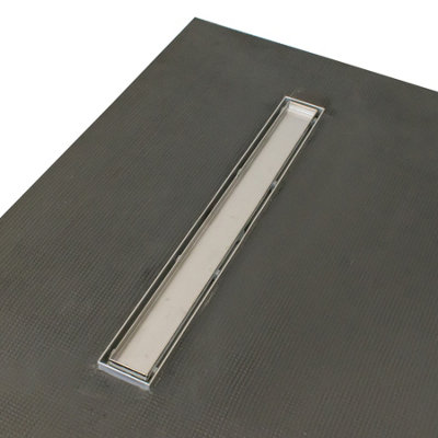 Linear Wet Room Shower Trays with Longside Drain Position - Tile-On ...