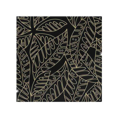 Lined Flower Print Splash Back designer style