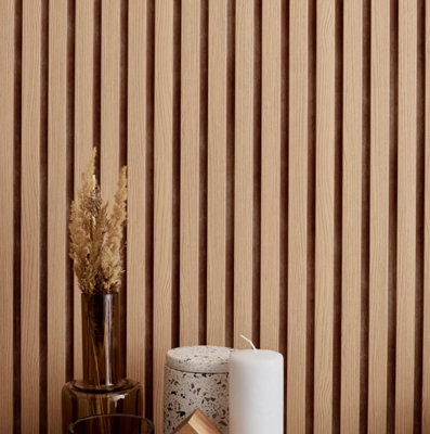 Linerio Natural Internal Decorative Wall Panel Pack 16Total coverage 5.22m2