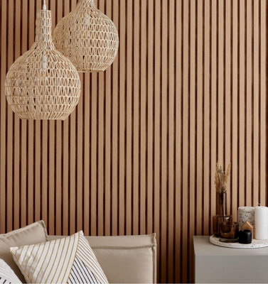 Linerio Natural Internal Decorative Wall Panel Pack 16Total coverage 5.22m2