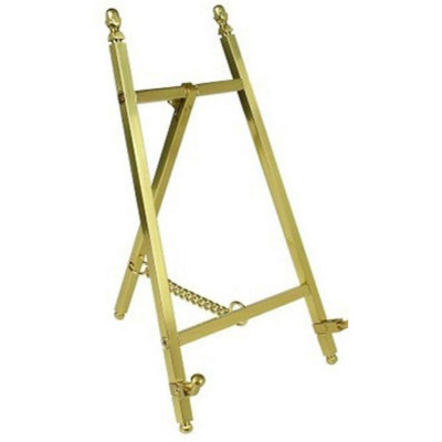 Lion Desktop Mini Display Easel (Brass/450mm) | DIY at B&Q