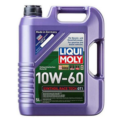Liqui Moly 10W-60 Fully Synthetic Engine Oil Synthoil Race Tech Gt1 3x5L