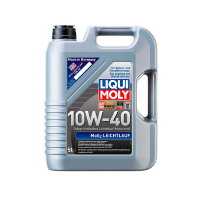 Liqui Moly 10w40 Semi-Synthetic Engine Oil MOS2 LEICHTLAUF ACEA A3 B4 ...