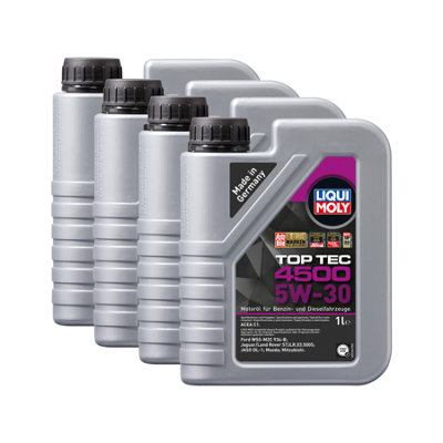 Liqui Moly 5w30 Top Tec 4500 Engine Oil C1 STJLR.03.5005 For Land Rover ...