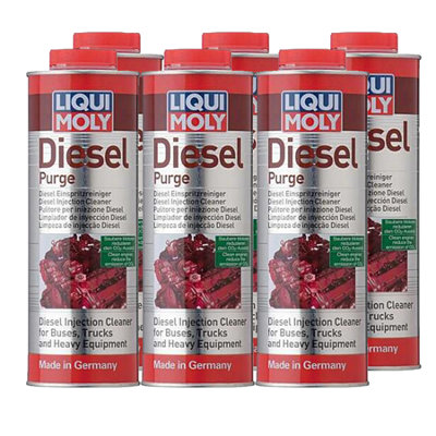 Liqui Moly Diesel Purge Injector Cleaner Engine Fuel System Treatment 6x1L