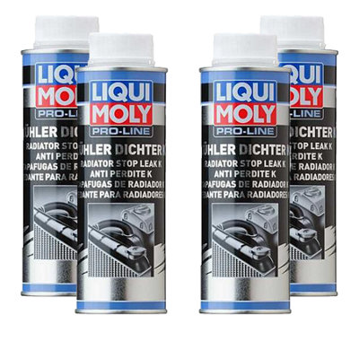 Liqui Moly Pro Line Radiator Stop Leak Coolant System Sealant 4x250ml