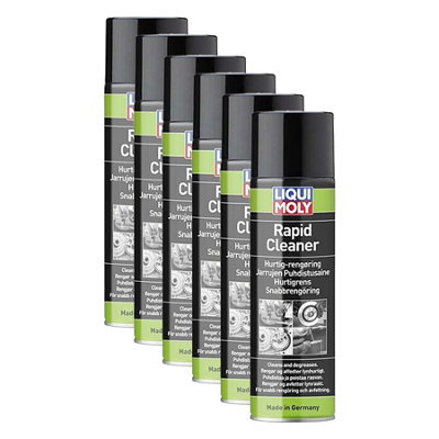 LIQUI MOLY RAPID BRAKE & CLUTCH CLEANER POWERFUL PARTS DEGREASER 6X500ML