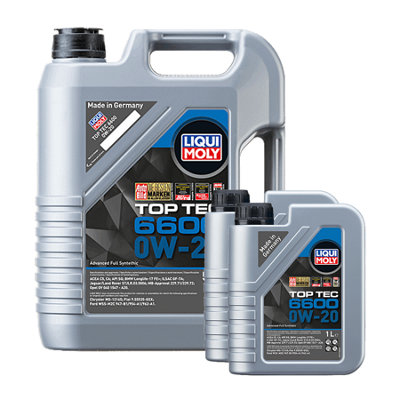 Liqui Moly Top Tec 6600 0W20 Fully Synthetic Engine Oil ACEA C5 C6 MB ...