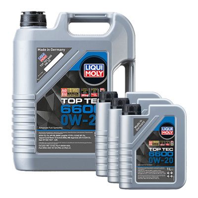 Liqui Moly Top Tec 6600 0W20 Fully Synthetic Engine Oil ACEA C5 C6 MB ...
