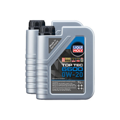 Liqui Moly Top Tec 6600 0W20 Fully Synthetic Engine Oil ACEA C5 MB 229. ...