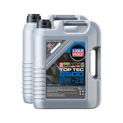 Liqui Moly Top Tec 6600 0W20 Fully Synthetic Engine Oil ACEA C5 MB 229. ...