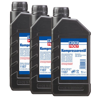 Liqui Moly Universal Air Compressor Oil All Season Low Friction Oil 3x1L