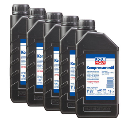 Liqui Moly Universal Air Compressor Oil All Season Low Friction Oil 5x1L