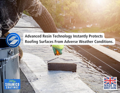 Liquid Rubber Roof Coating - 5 Litres - Instant Leak Seal Technology ...