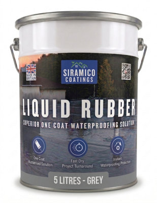 Liquid Rubber Roof Coating - Instant Leak Seal One Coat Waterproofing ...