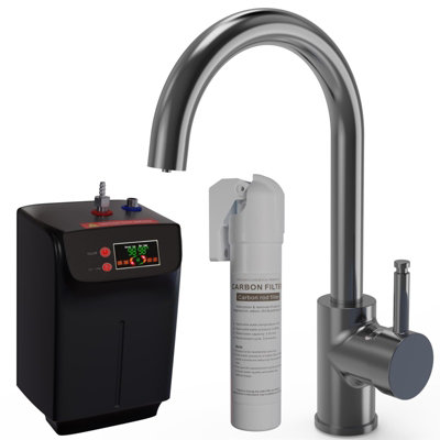 Liquida BHT311GM Gun Metal Grey 3-in-1 Instant Boiling Hot Water ...