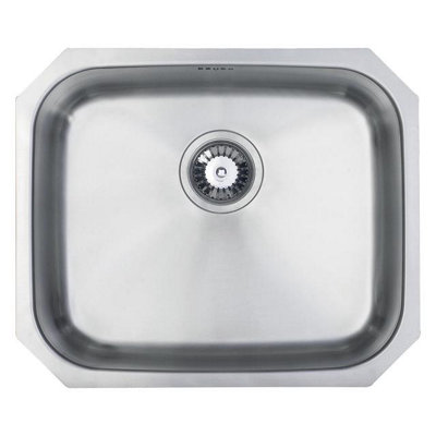 Liquida K1009SS 1.0 Bowl Stainless Steel Undermount Reversible Kitchen Sink