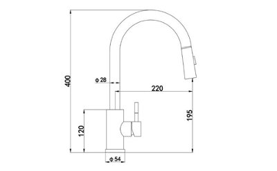 Liquida KAV150BL 1.5 Bowl Composite Black Kitchen Sink And CT453MB ...