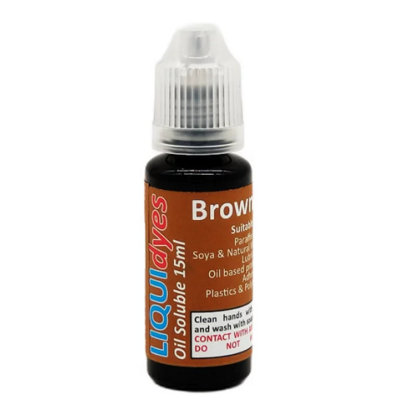 LIQUIDyes Solvent Dye - Brown 15ml