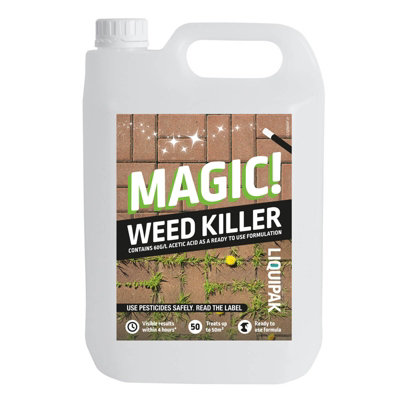 Liquipak Magic Weed Killer 5L, Fast Acting, Ready to Use, with Hose ...