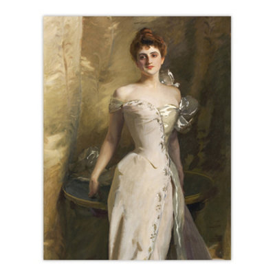Lisa Colt Curtis Elegant Portrait Sargent Wall Art Poster Print 12X16"