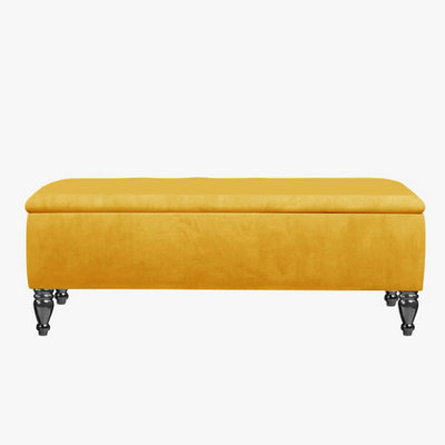 Lisbon 180cm Ottoman Bench with Storage, End of Bed Bench, Rectangle ...